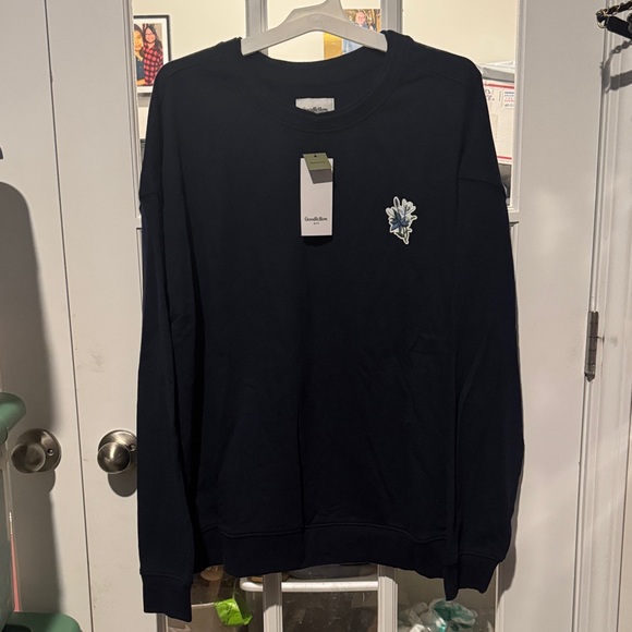 Goodfellow & Co | Sweaters | Goodfellow Co Dark Blue Crewneck Sweater ...